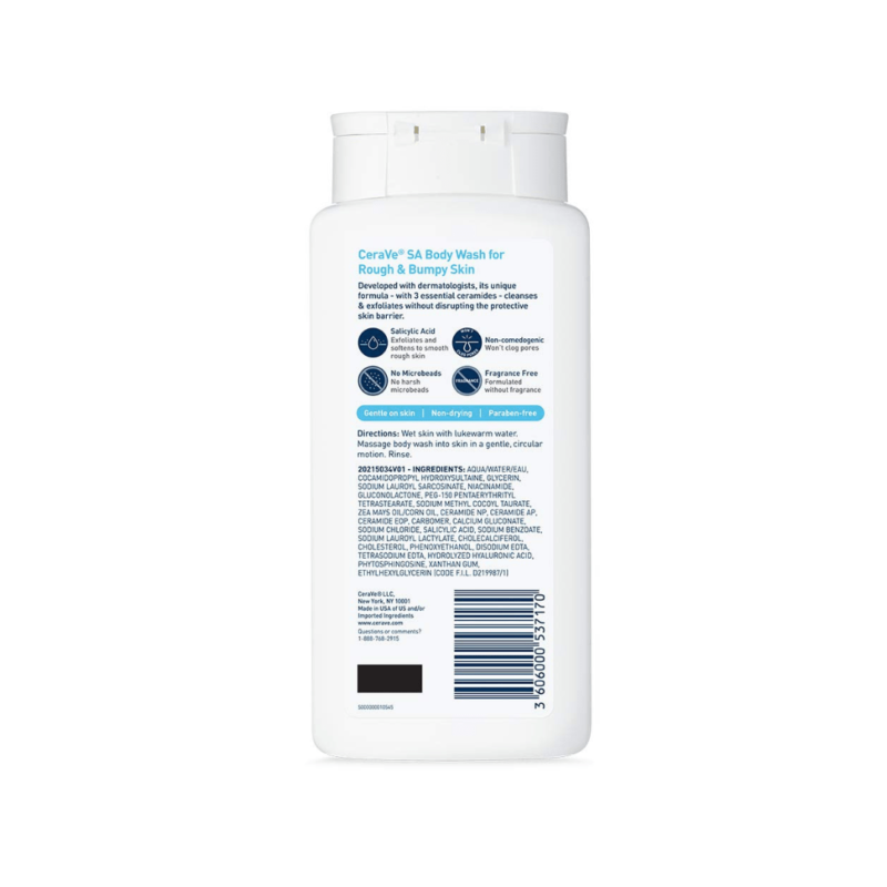 CeraVe SA Body Wash for Rough & Bumpy Skin 296ml – CeraVe Pakistan